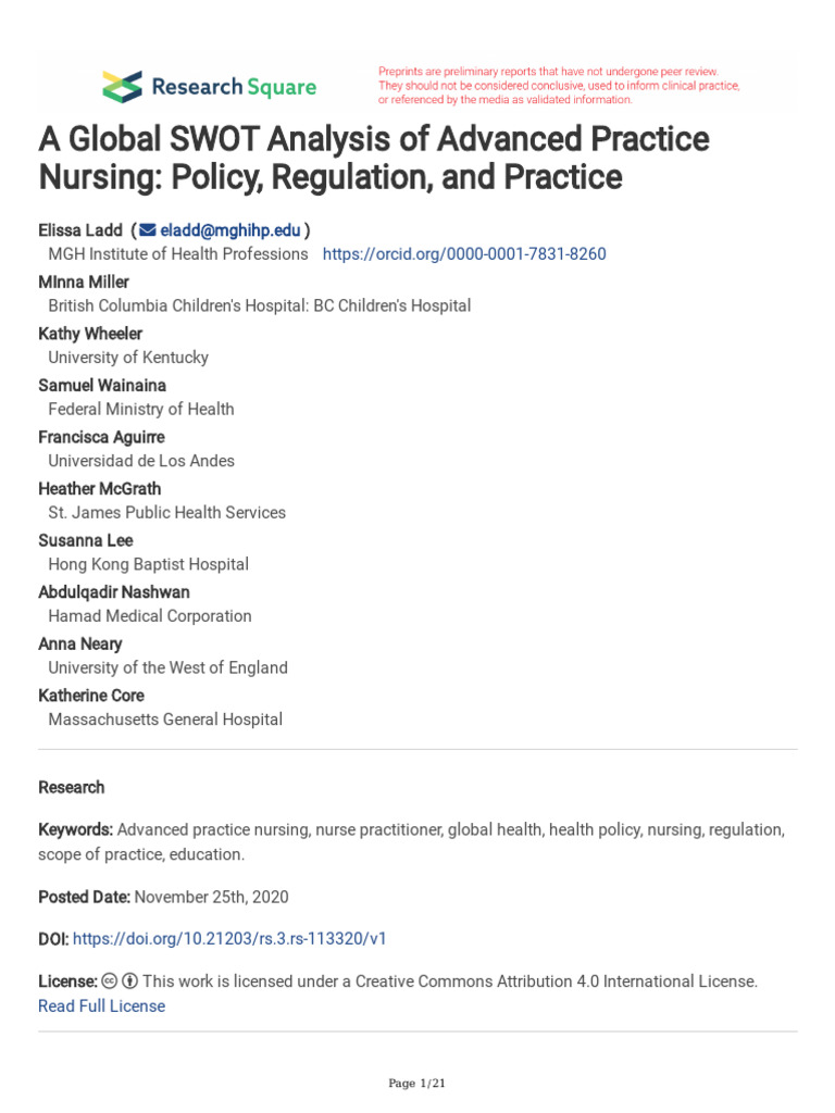 Nurse | PDF | Nurse Practitioner | Health Care