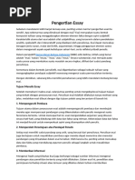 Panduan Menulis Esai Lomba | PDF