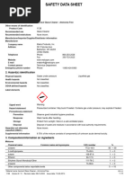 Spot Lifter-833 (Original MSDS) | PDF | Water | Personal Protective ...