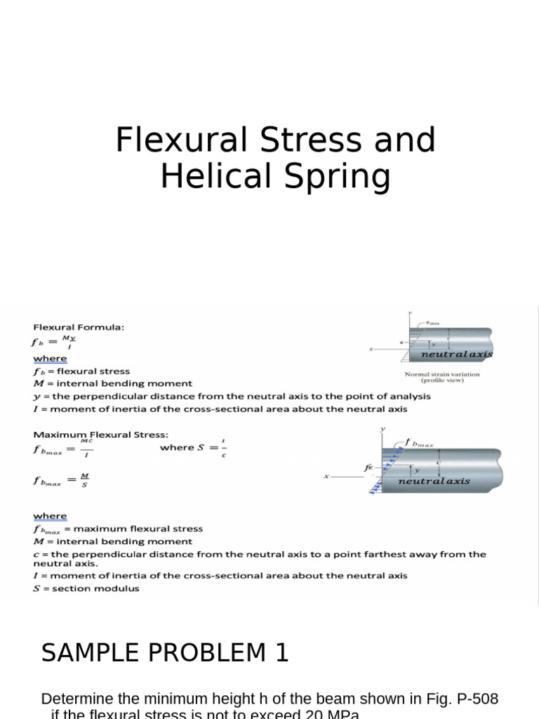 Flexural Stress and Helical Spring_042caf5b 00fc 4d1a 80db a4857267ed25 ...