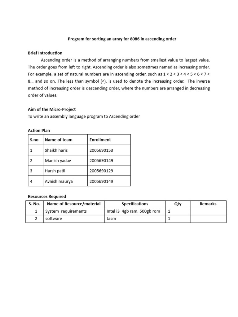 Mic Microproject | PDF