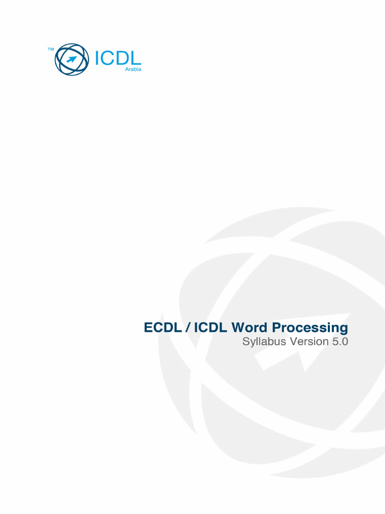 Syllabus-Word_Processing | PDF