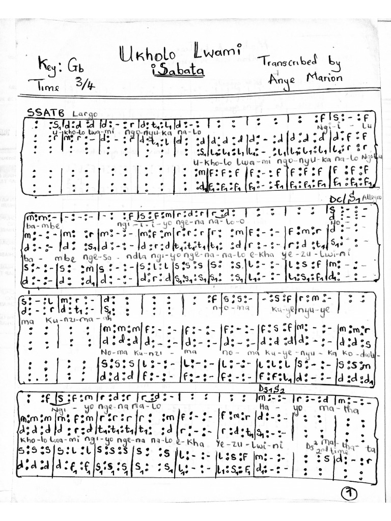 Ukholo Lwami (Isabatha) - 1 | PDF