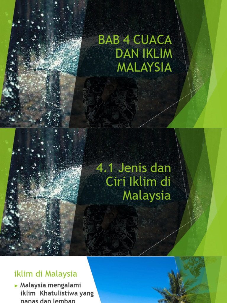 Cuaca dan Iklim Malaysia: Pengaruhnya | PDF
