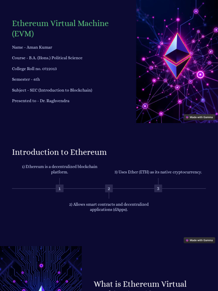 Ethereum Virtual Machine EVM | PDF | Computer Science | Distributed Computing