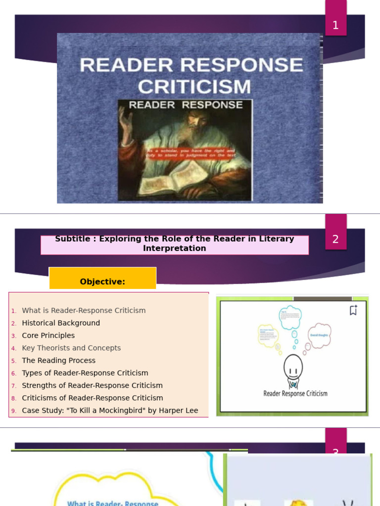 Topic 6-Reader Response Criticism | PDF | Experience | Mr. Darcy
