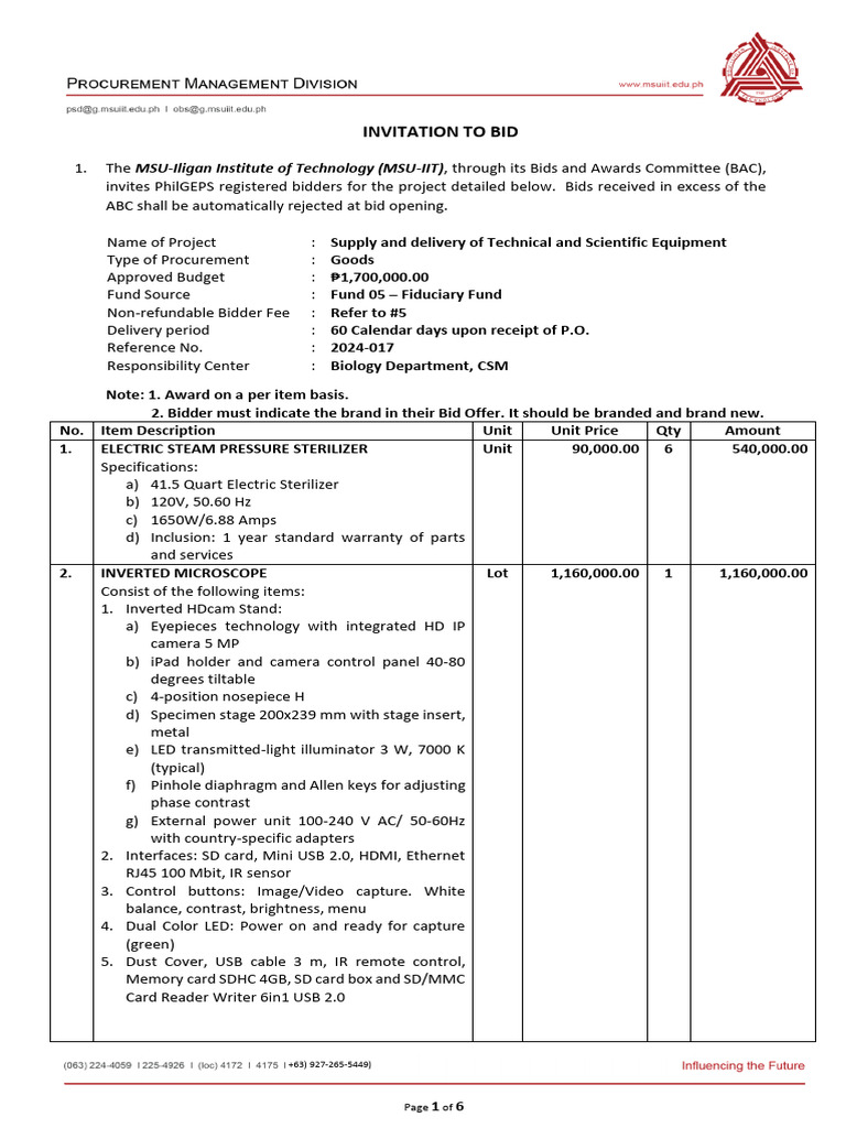 Invitation To Bid Template | PDF | Pixel | Digital Camera