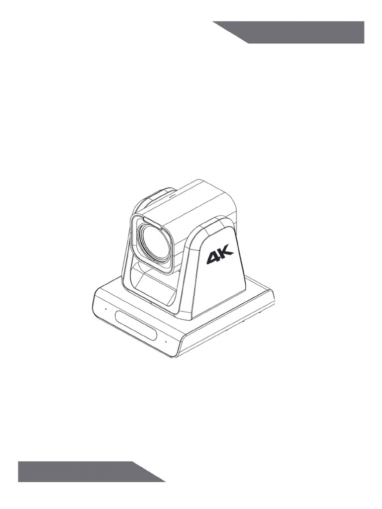 ZowiePTZ 4K Camera User Manual | PDF | Exposure (Photography) | Ip Address