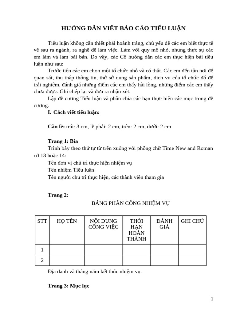 huong dan viet tieu luan | PDF