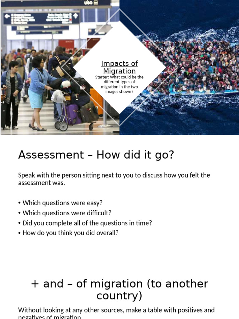 Impact of Migration on Population Structure | PDF | Human Migration ...