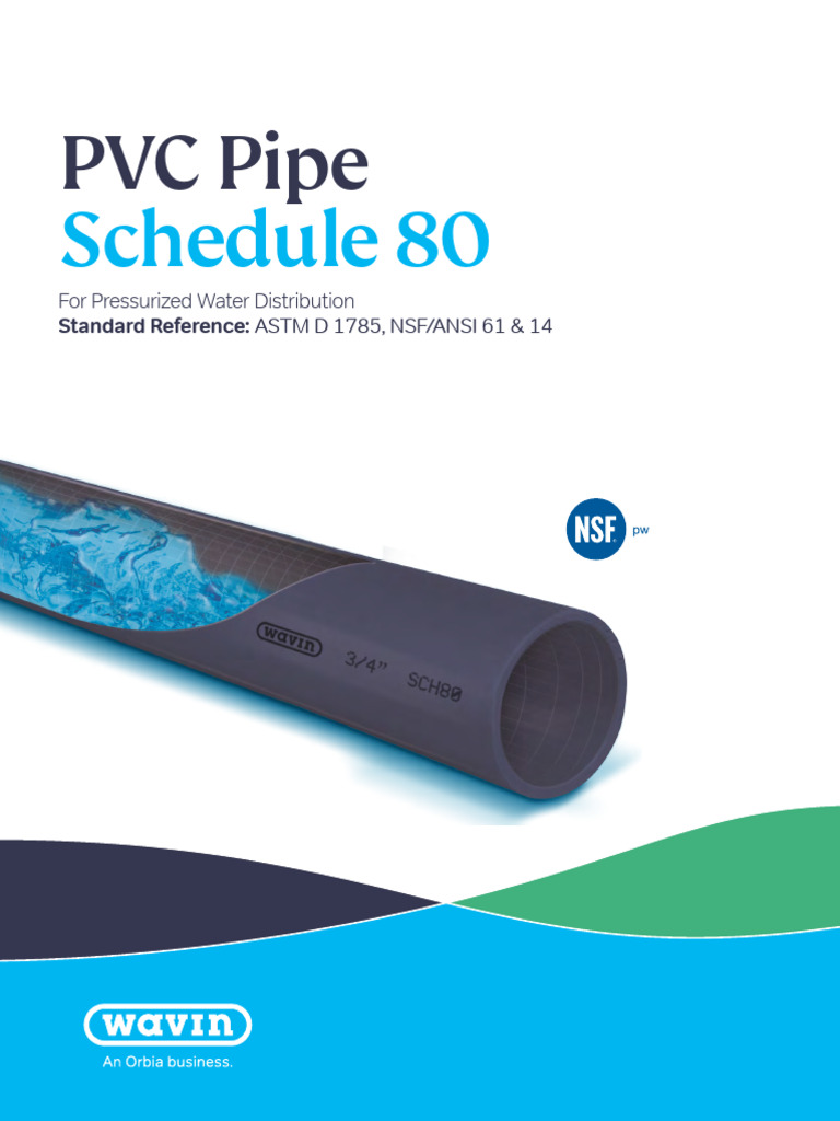 SS - PVC SCH 80-1 | PDF | Pipe (Fluid Conveyance) | Polyvinyl Chloride
