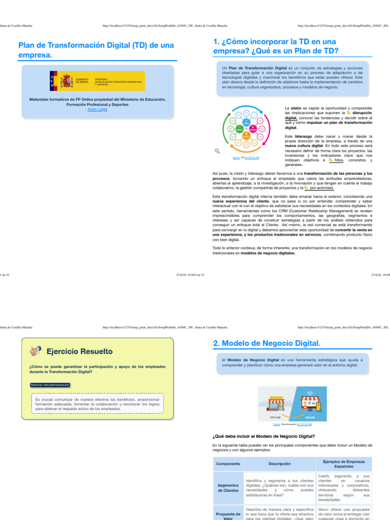 Tema 5 Dasp/dig | PDF | Modelo de negocio | Marketing