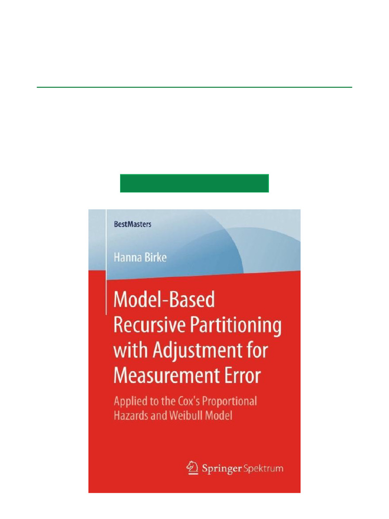 Model Based Recursive Partitioning With Adjustment For Measurement Error Applied To The Coxs
