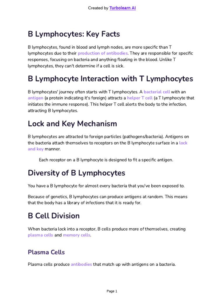 Life Science | PDF | Lymphocyte | Antibody