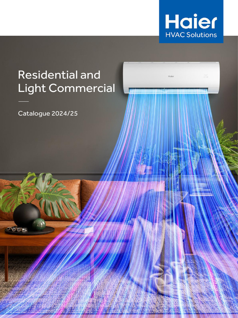 Haier HVAC Residential & Commercial Catalog 2024 | PDF | Heat Pump ...