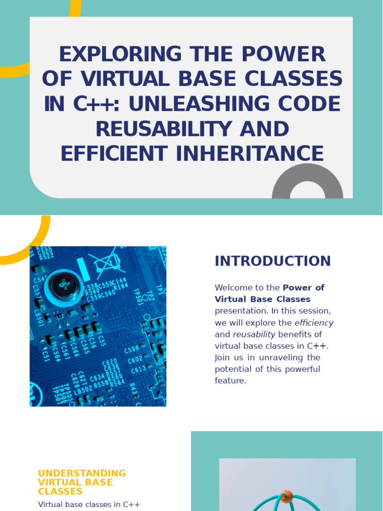 Virtual Base Class | PDF