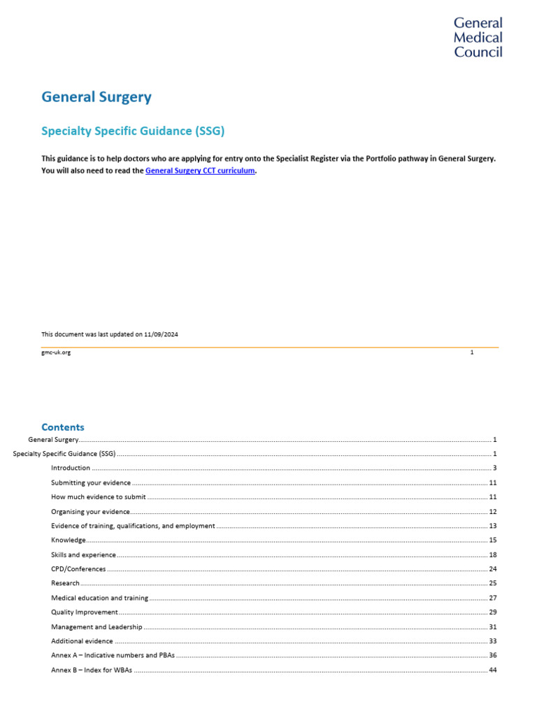 SAT - SSG - General Surgery 2021 CCT Curriculum Guidance - DC13209 ...