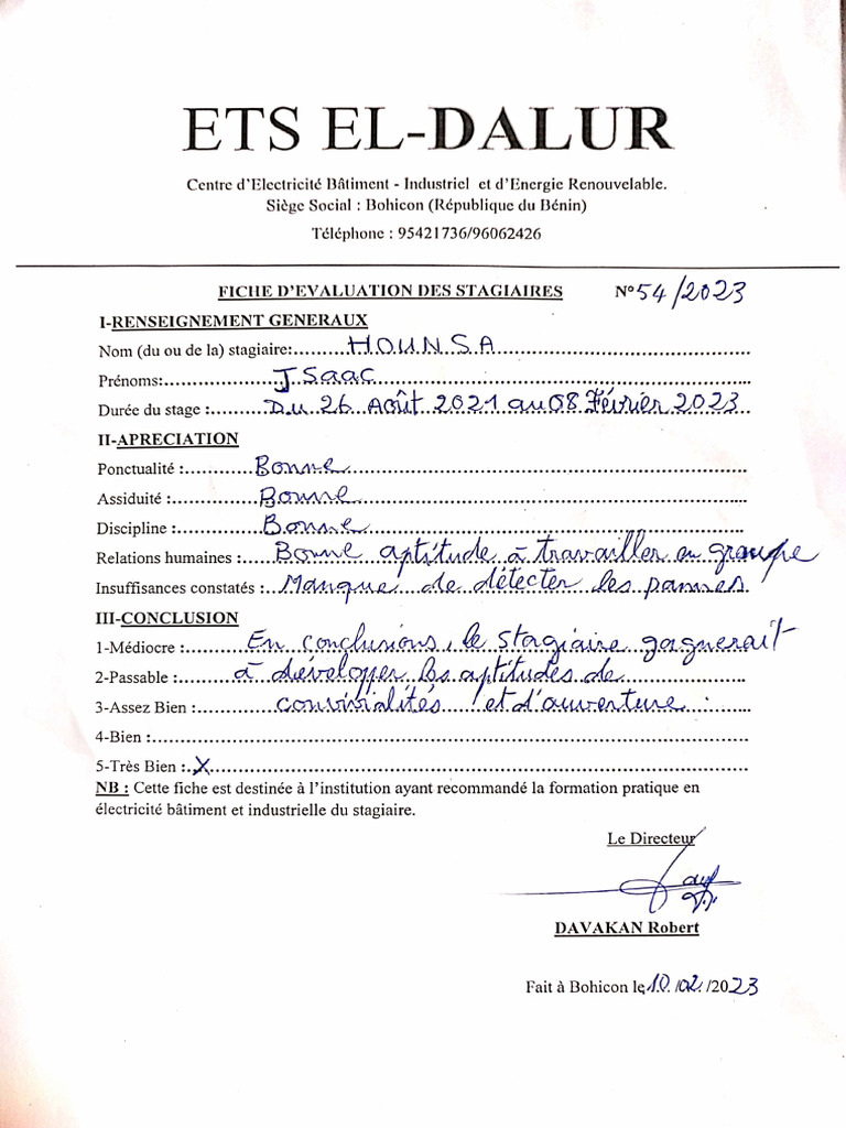 Stage Professionnel 2 | PDF