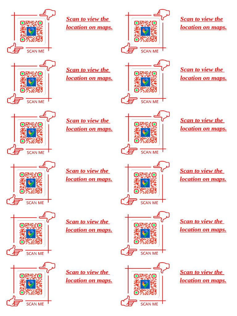 Scan to Access Location Maps | PDF
