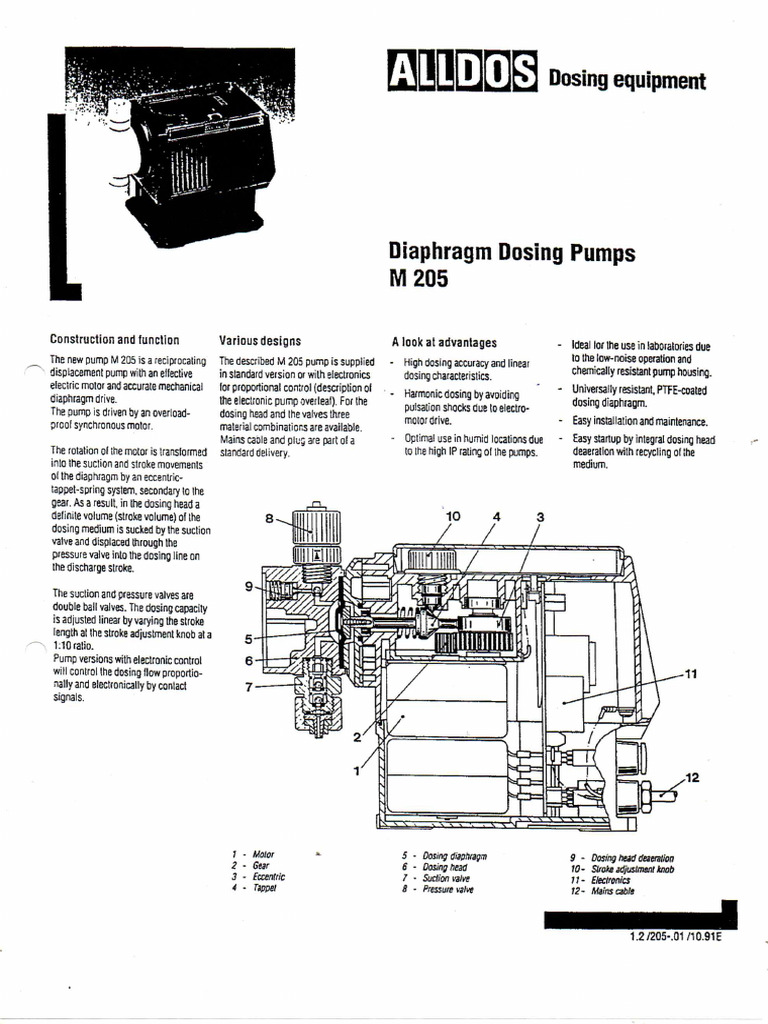 M205 Dosing Pump | PDF
