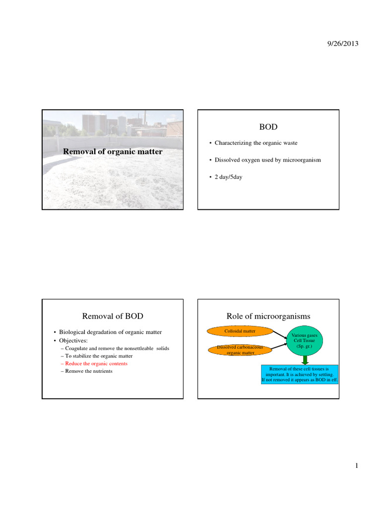 Unit-II (BOD) | PDF | Bacteria | Environmental Science