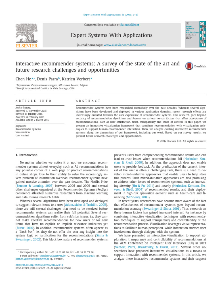 001 Interactive Recommender Systems Pdf Visualization Graphics Information