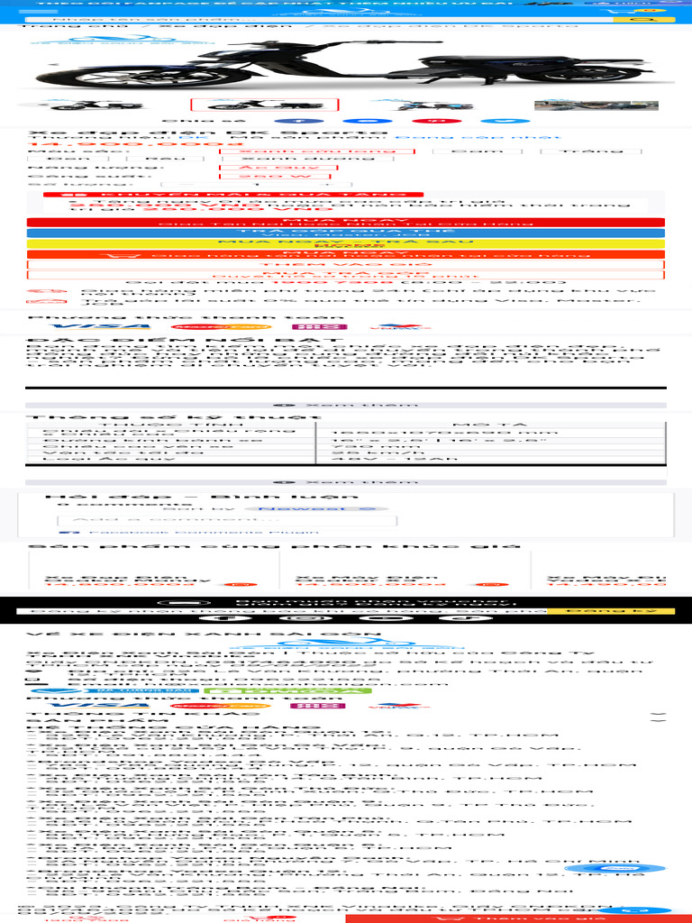 Xe P I N DK Sparta S D NGH TH NG Chi U Sáng Full Led | PDF