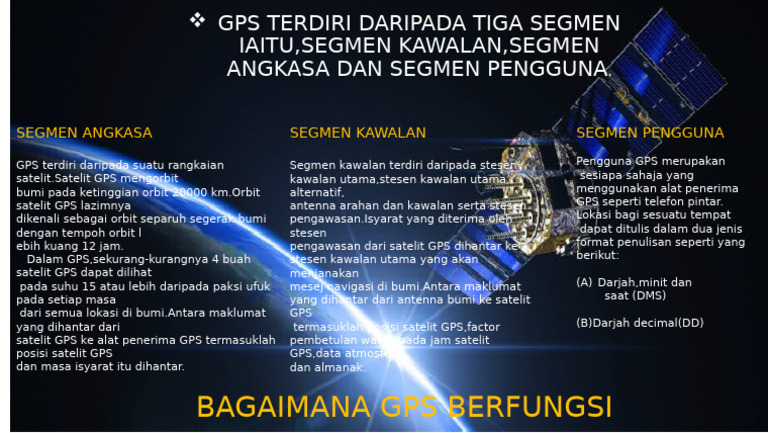 Bagaimana GPS Berfungsi Echan Sains | PDF