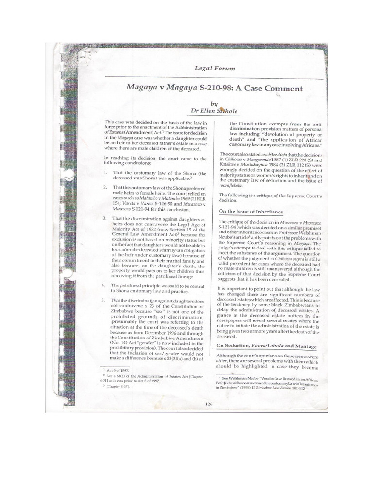 Magaya V Magaya S210-98 | PDF
