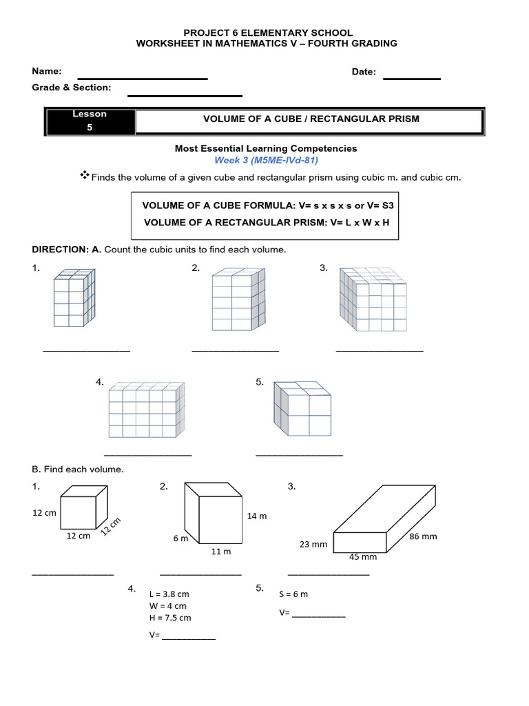 WS5 - Volume-of-a-Cube-or-Rectangular-Prism (1) (1) .PDF - 20250304 - 153502 - 0000 | PDF
