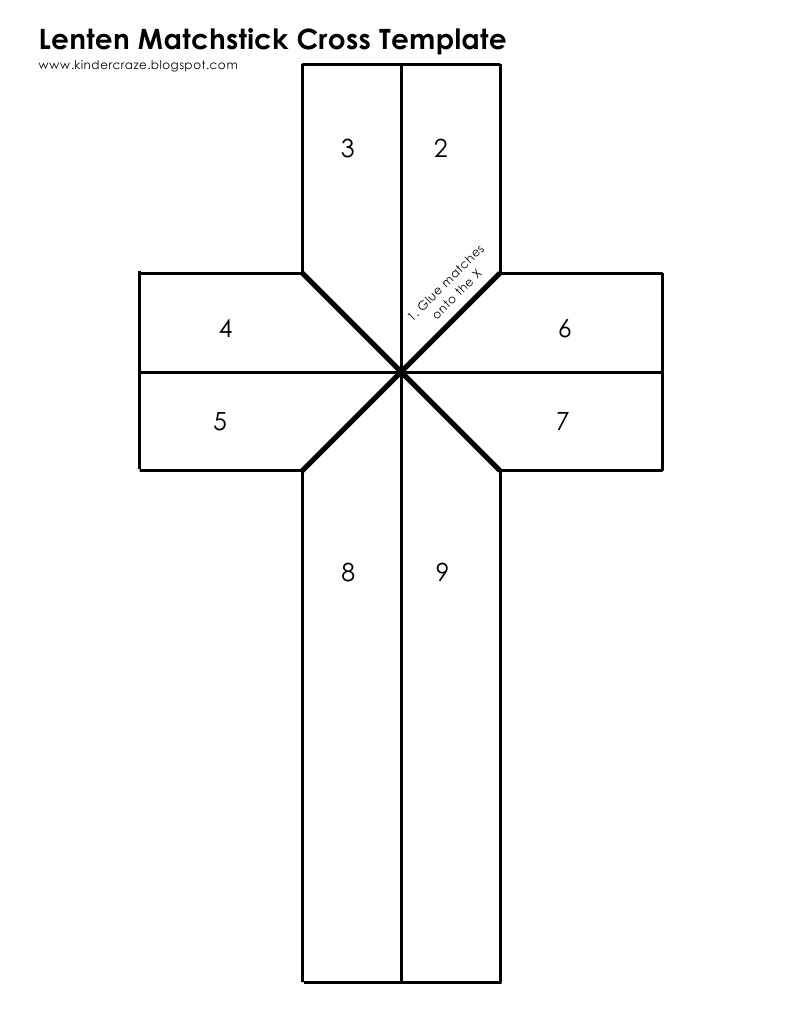 Matchbox Cross Template | PDF