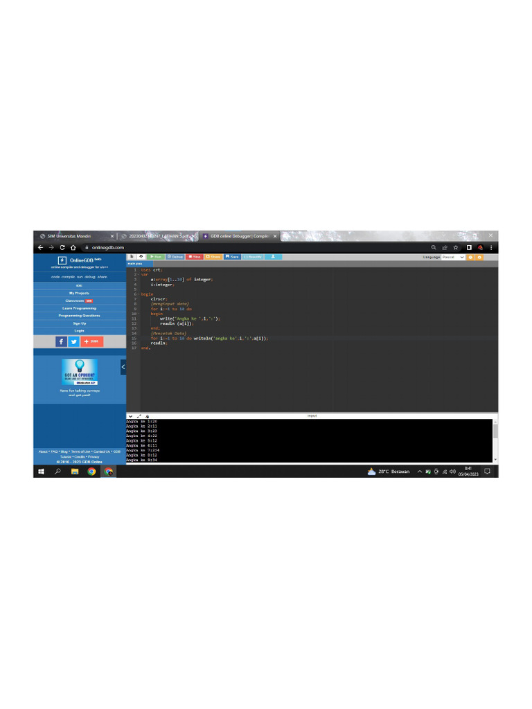 Struktur Data Dan Algoritma Tugas 5 | PDF