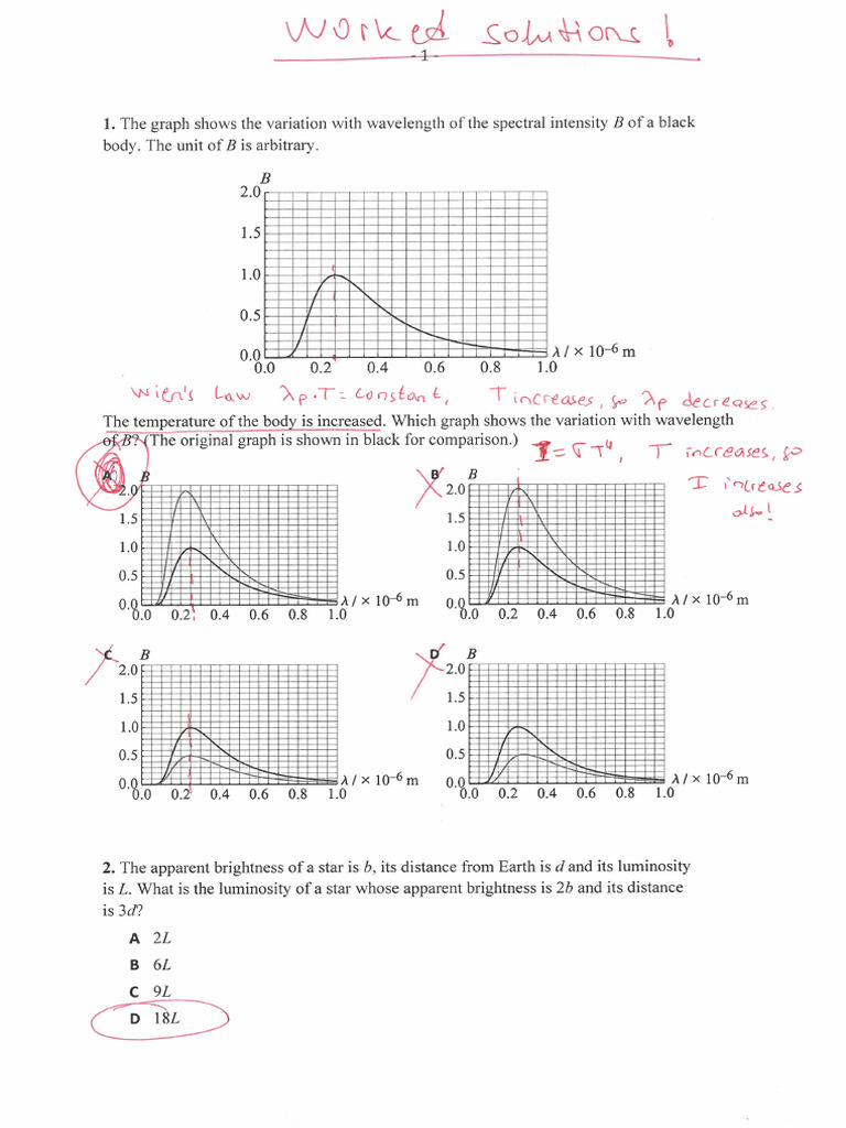 Unit 2 Summative Worked Solutions | PDF
