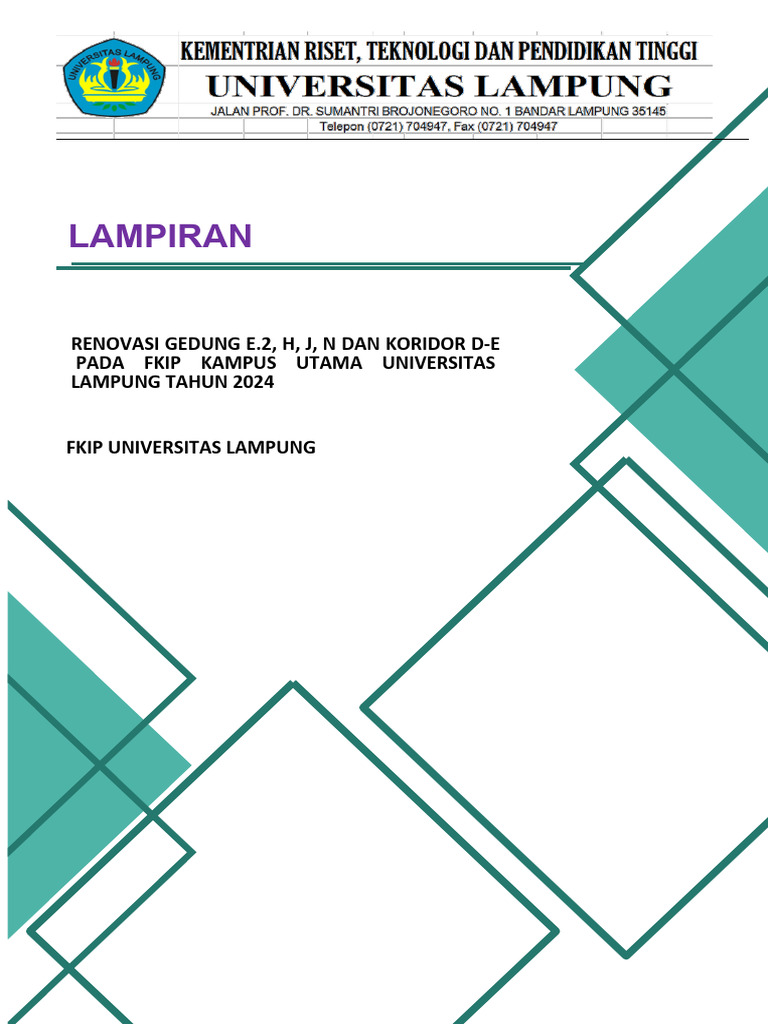 01 Lampiran Spesifikasi Teknis | PDF