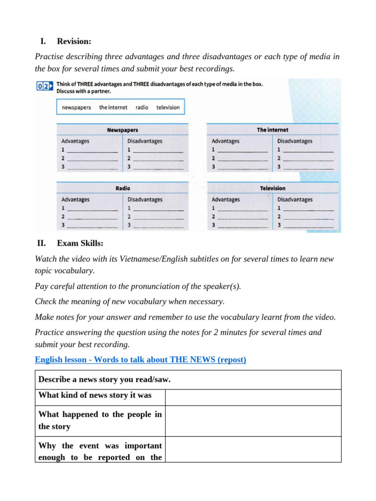 Speaking Homework 3 | PDF