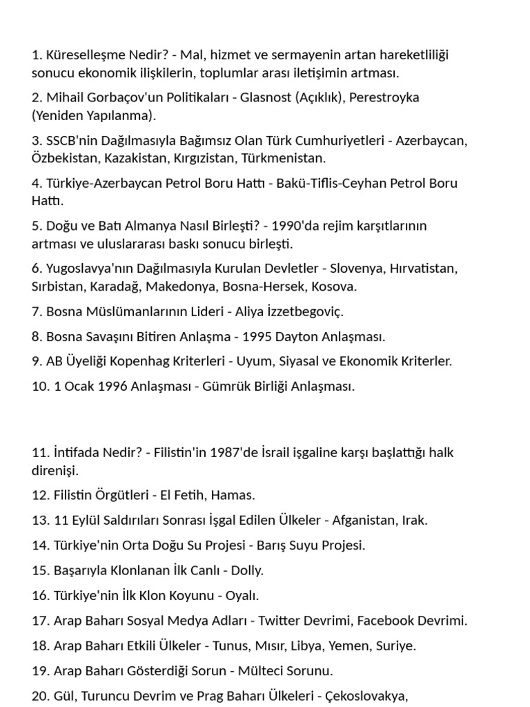Clas Note 12 - Sinif - Cagdas - Tarih - Sunumu - Super - Sade | PDF