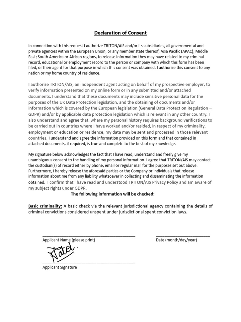 GDPR Consent For International Criminal Requests | PDF | Consent | Justice