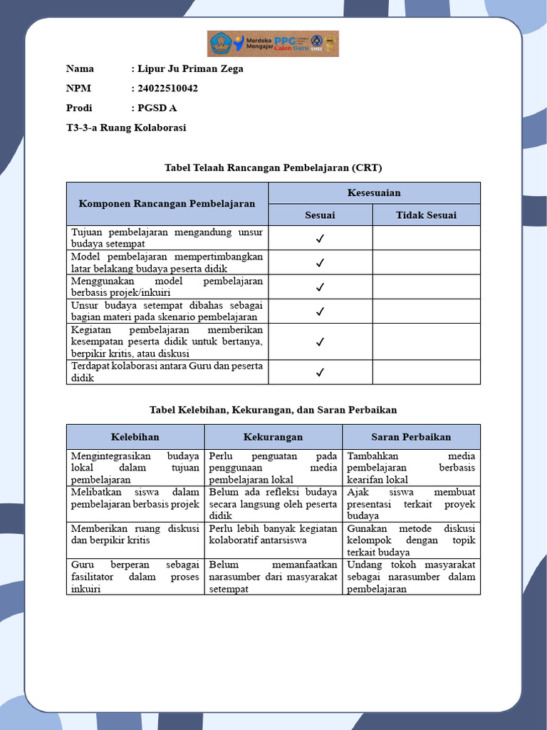 T3-3-A Ruang Kolaborasi | PDF