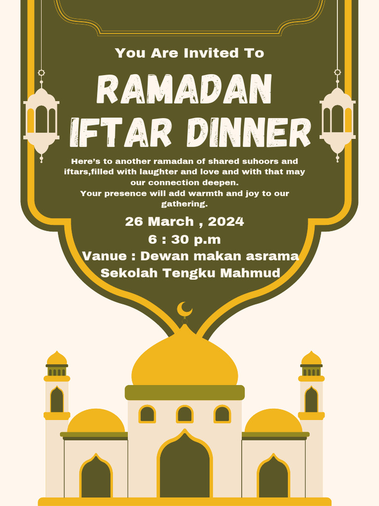Iftar Invitation | PDF