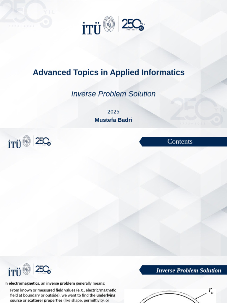 Inverse Problem Solution | PDF