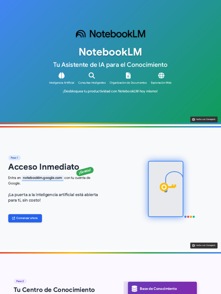 Paso A Paso para Usar NotebookLM 1746323875 | PDF | Inteligencia artificial | Inteligencia (IA ...