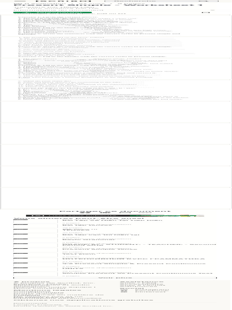 Present Simple Worksheet 1 Pdf Pdf