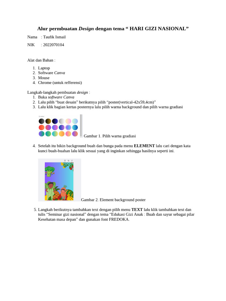 Alur Pembuatan Design Canva | PDF