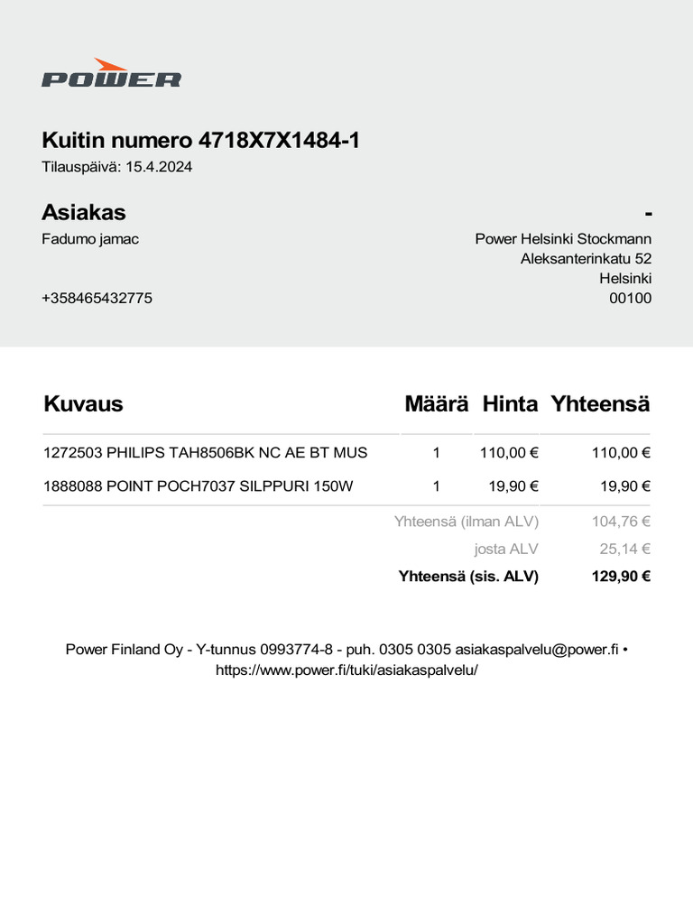 4718X7X1484-1 Invoice | PDF