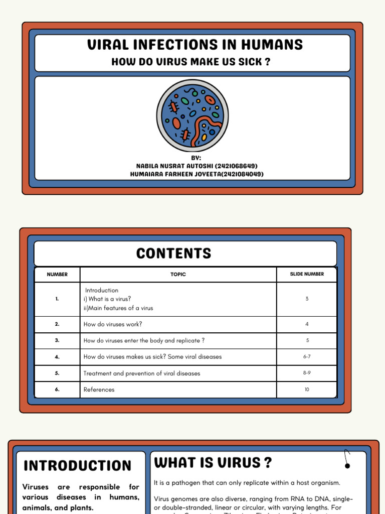 Pathogens in Animals and Plants Lesson Presentation in Blue and Red ...