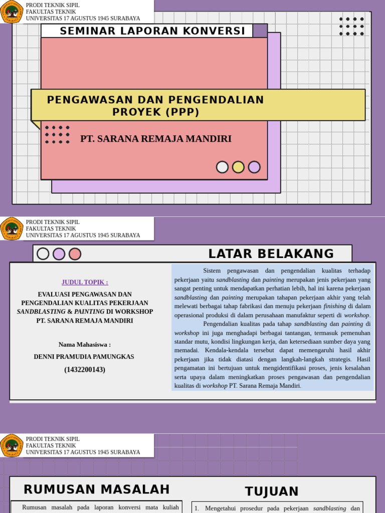 Ppt Seminar Laporan Konversi Ppp Newww | PDF