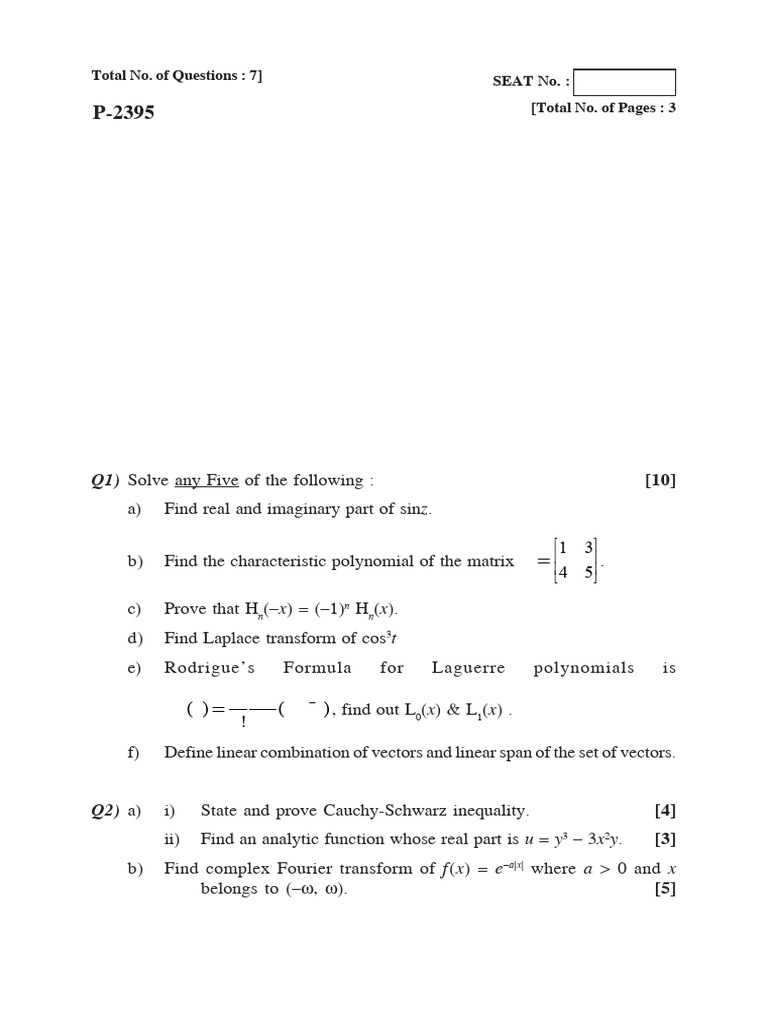 M.SC (Physics) 2019 Pattern | PDF | Raman Spectroscopy | Analog To Digital Converter