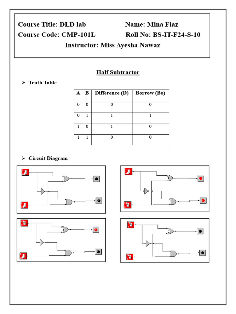 DLD Lab 07 Original | PDF