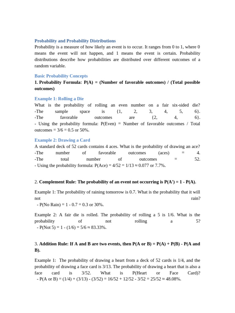 Understanding Probability Distributions | PDF | Probability ...