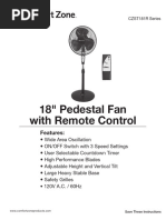 Electric Fan Assembly and Operation Guide | PDF | Fuse (Electrical ...